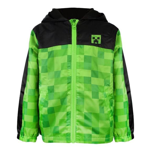 Minecraft | Jackets & Coats | Minecraft Boys Creeper Waterproof Jacket ...